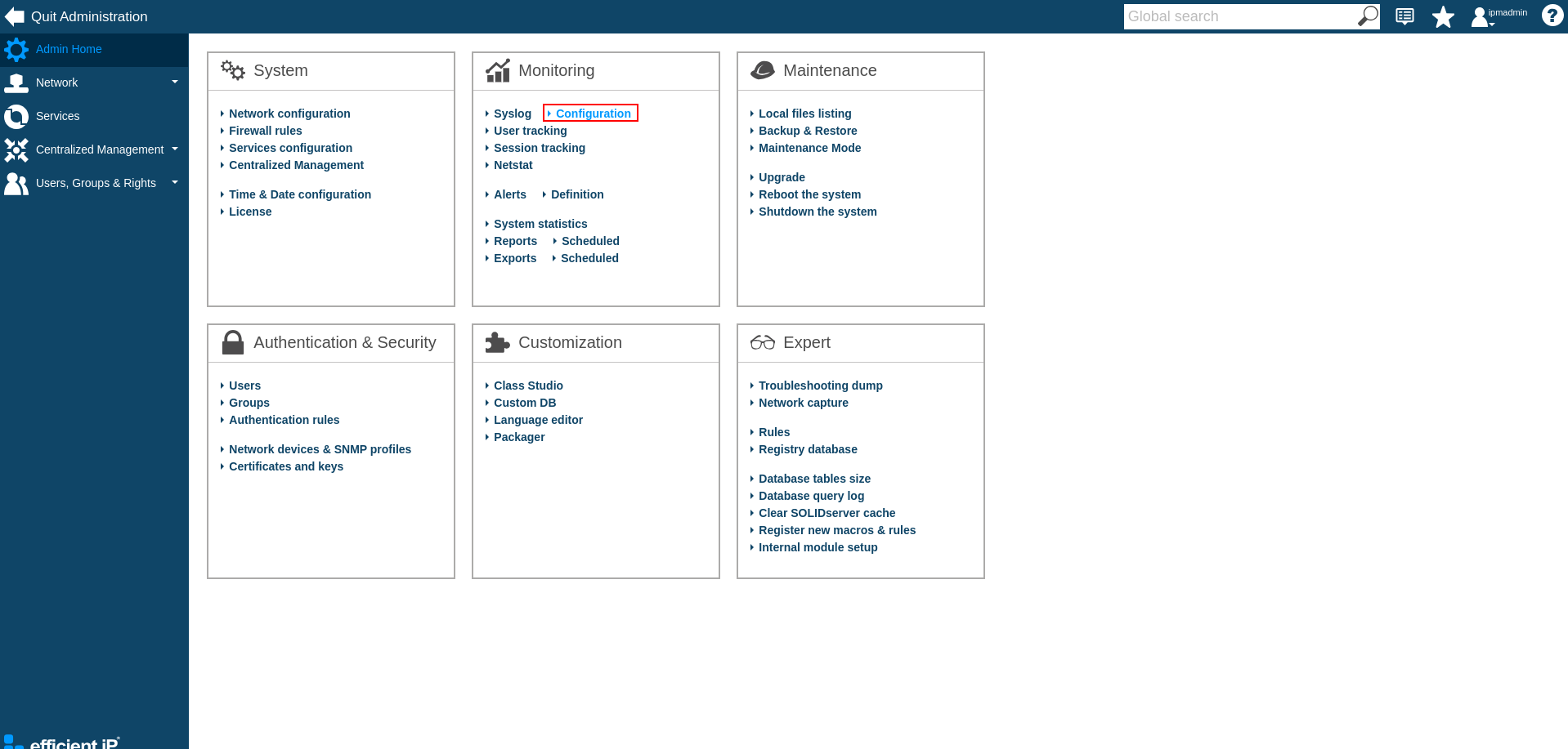 EfficientIP SOLIDServer DDI - Sekoia.io Documentation